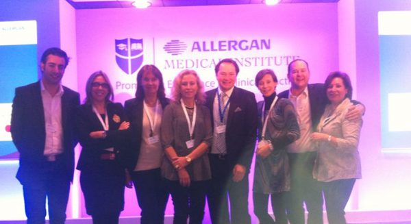 Asistiendo al Meeting Inaugural del Allergan Medical Institute